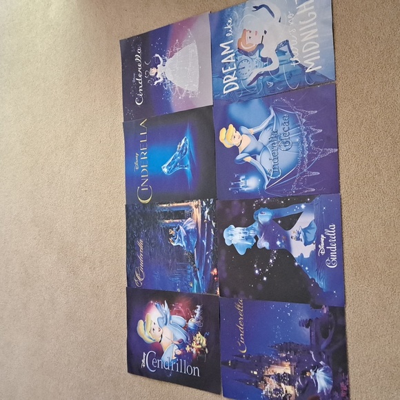 Other | Disney Cinderella Posters 115 X 165 8 Posters | Poshmark